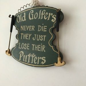 Accents | Brand New Witty Golf Sign Old Golfers | Poshmark
